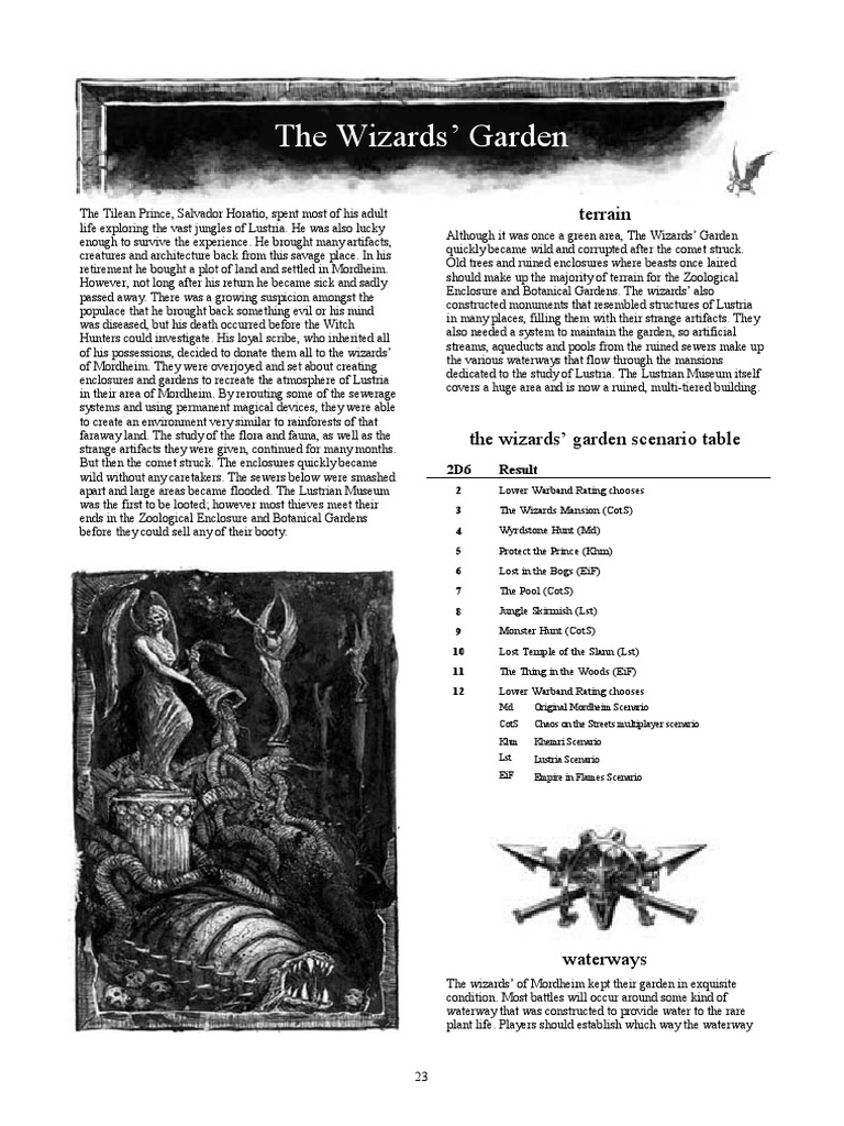 Heroes of Mordheim Pt4 | PDF | Nature