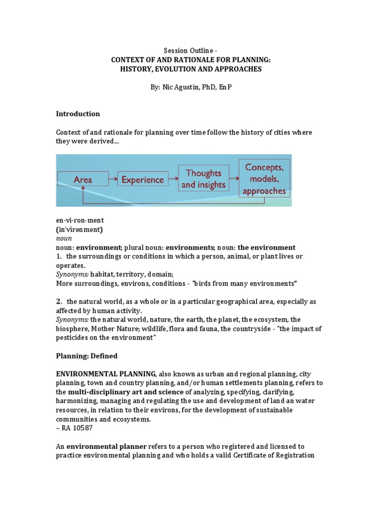 Planning Context and Rationale | Download Free PDF | City | Urban Planning