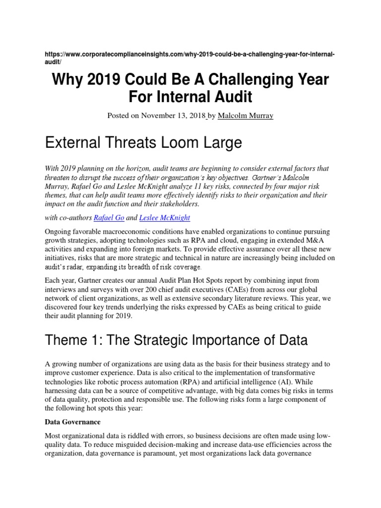 Tantangan Auditor Tahun 2019 | PDF | Computer Security | Security