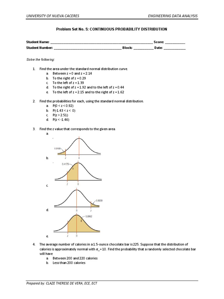 Bluman 5th Chapter 4 HW Soln | PDF | Normal Distribution | Probability ...