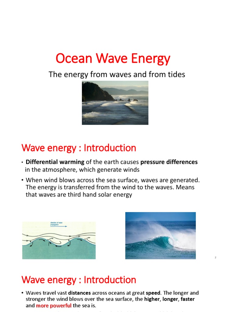 Ch5 Ocean Wave Energy | PDF | Oceanography | Applied And ...