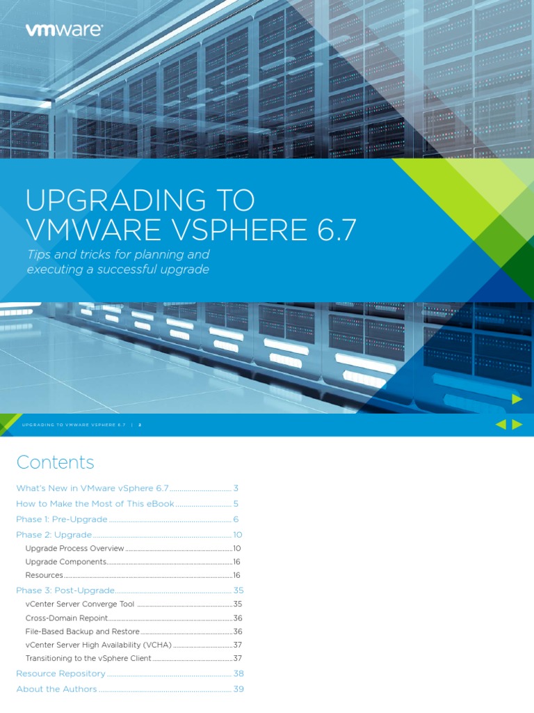 Upgrading Wmware Vshere | PDF | Virtual Machine | V Mware