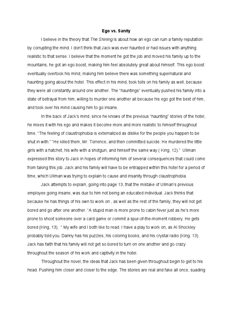 Senior Paper 1 | PDF | Insanity | Leisure