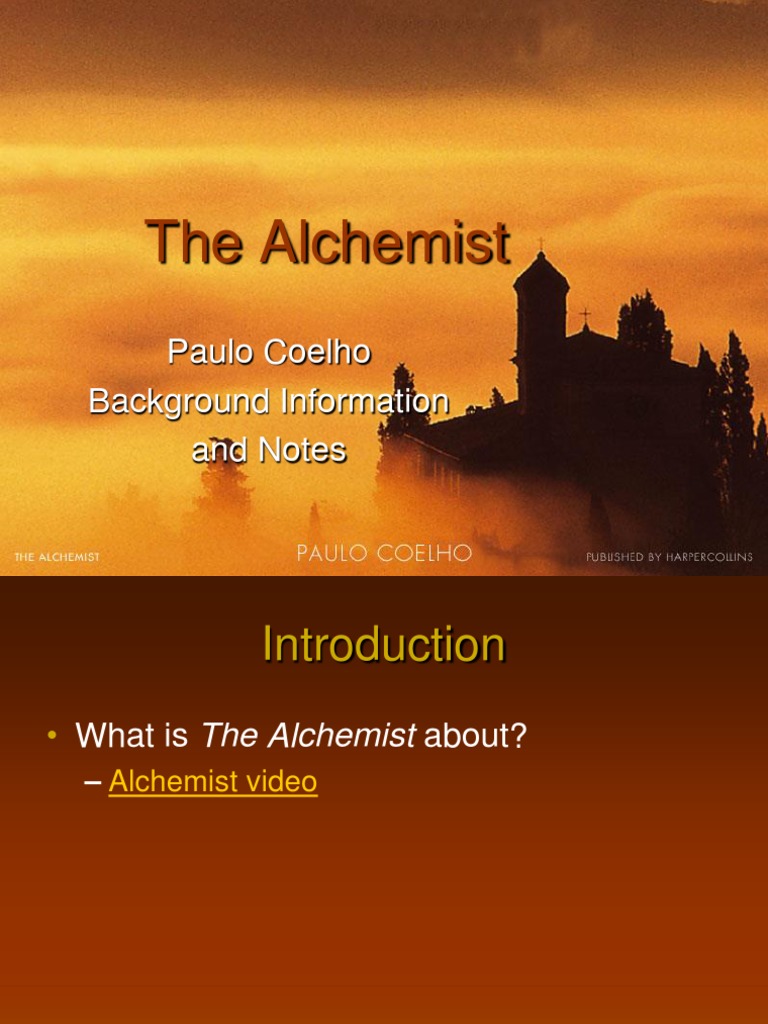 The Alchemist: Paulo Coelho Background Information and Notes | PDF