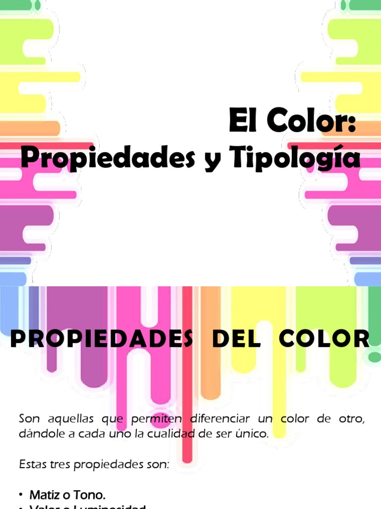 Color y Propiedades | PDF | Color | Medios de arte