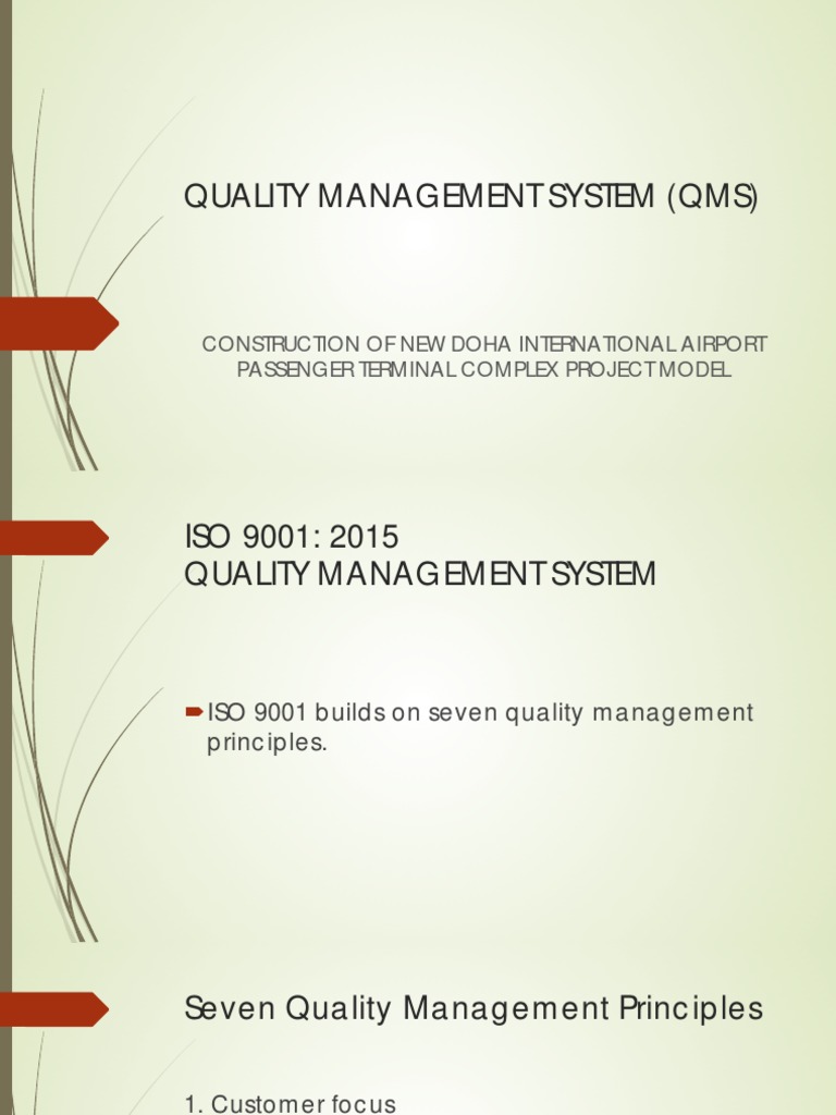 1 Quality Management System (QMS) PDF | Download Free PDF | Quality ...
