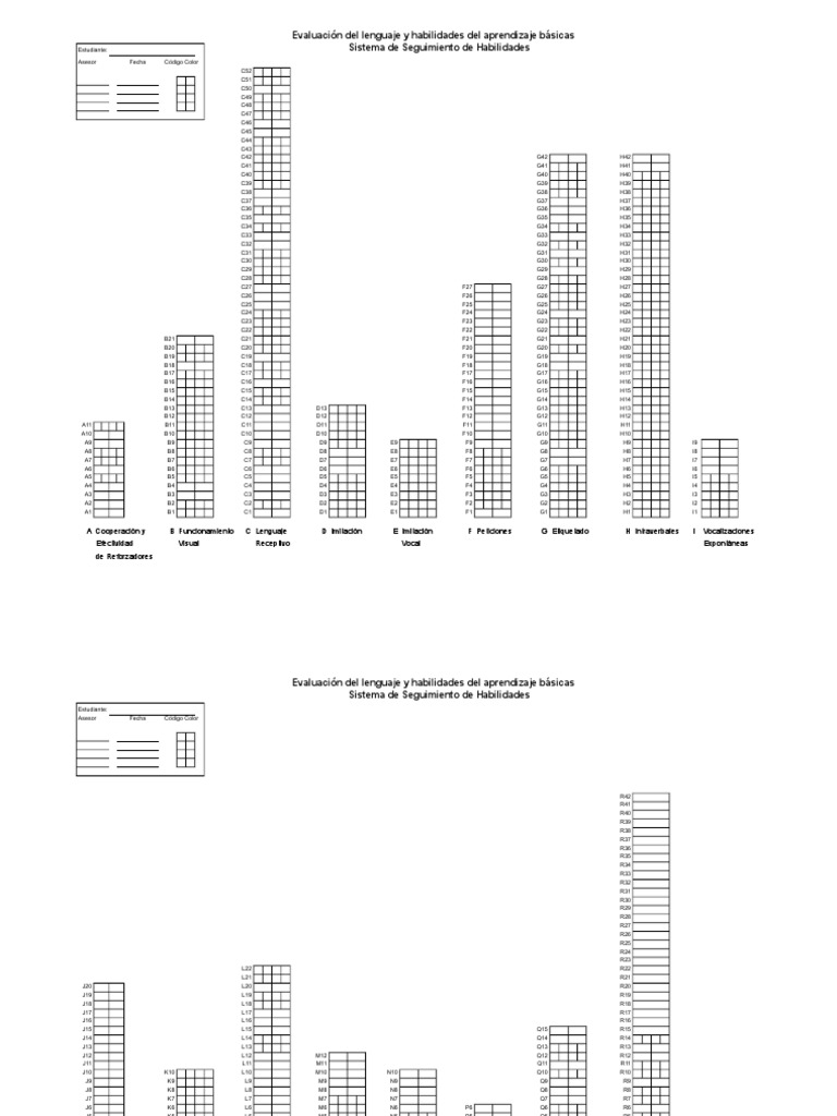 Developing A Verbal Behavior Program With The ABLLS R Handout | PDF ...