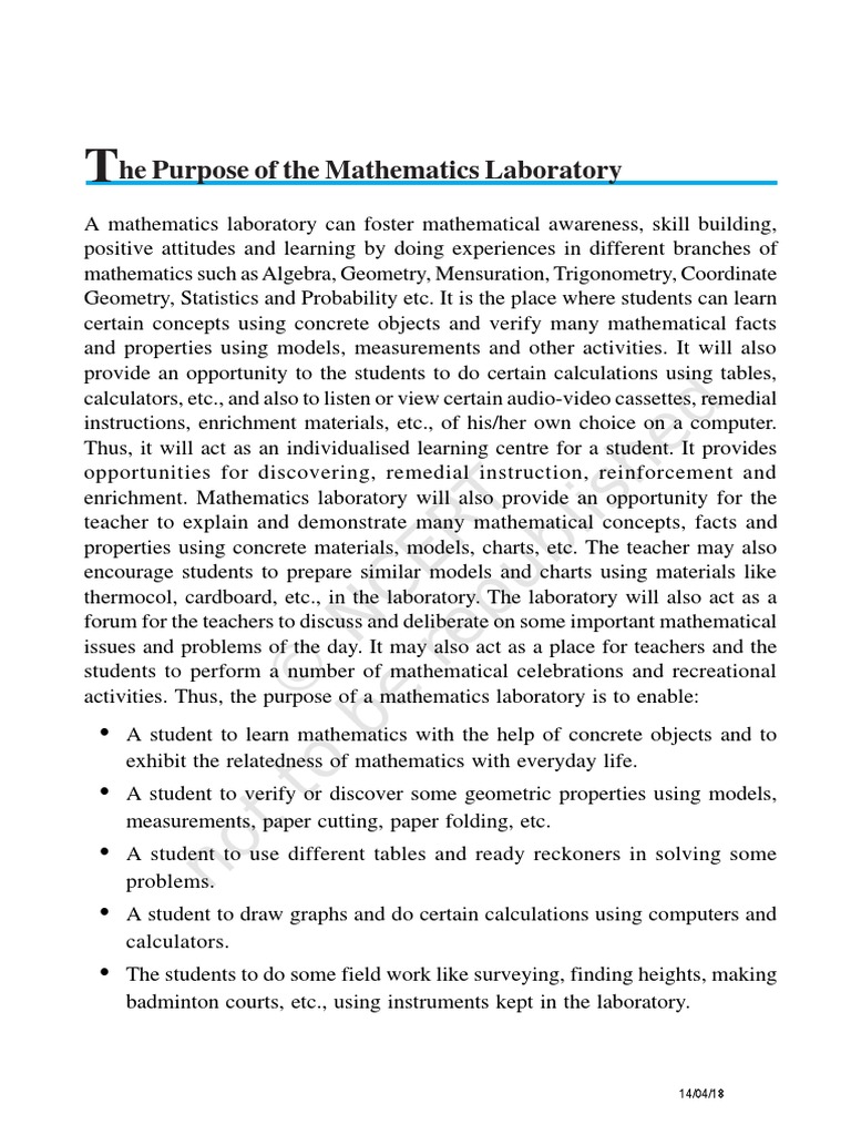 CBSE Maths Projects Manual - Class 9-10 - Module 1 | PDF | Area ...