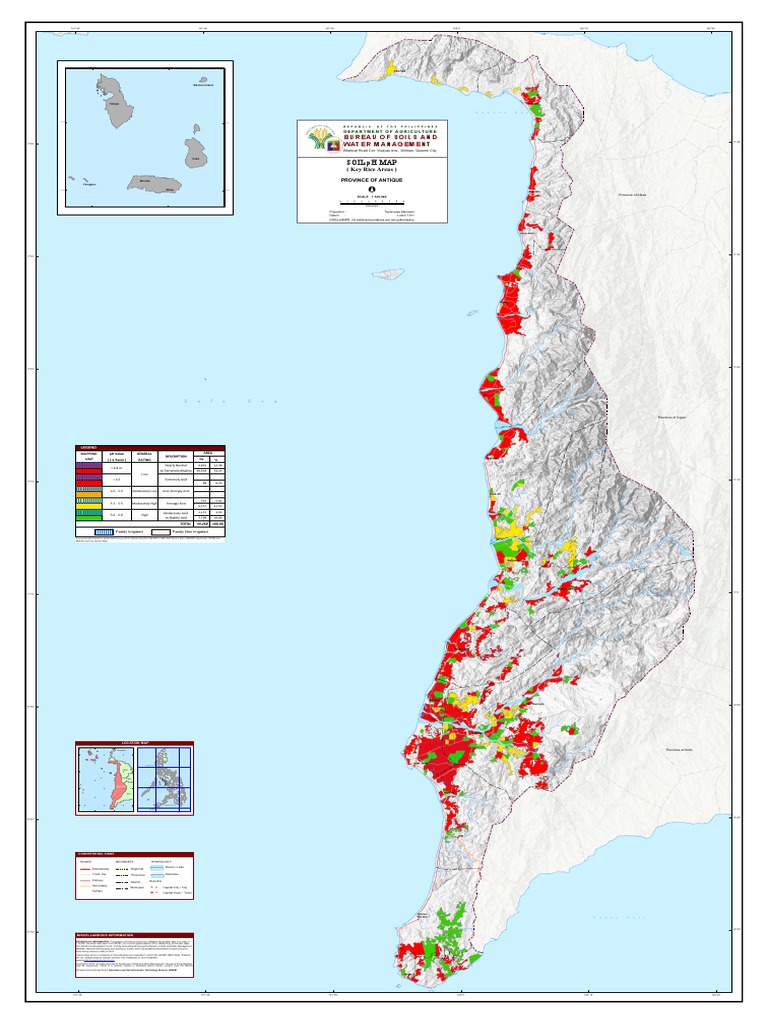 Antique-Soil PH Map | PDF | Topography | Land Management