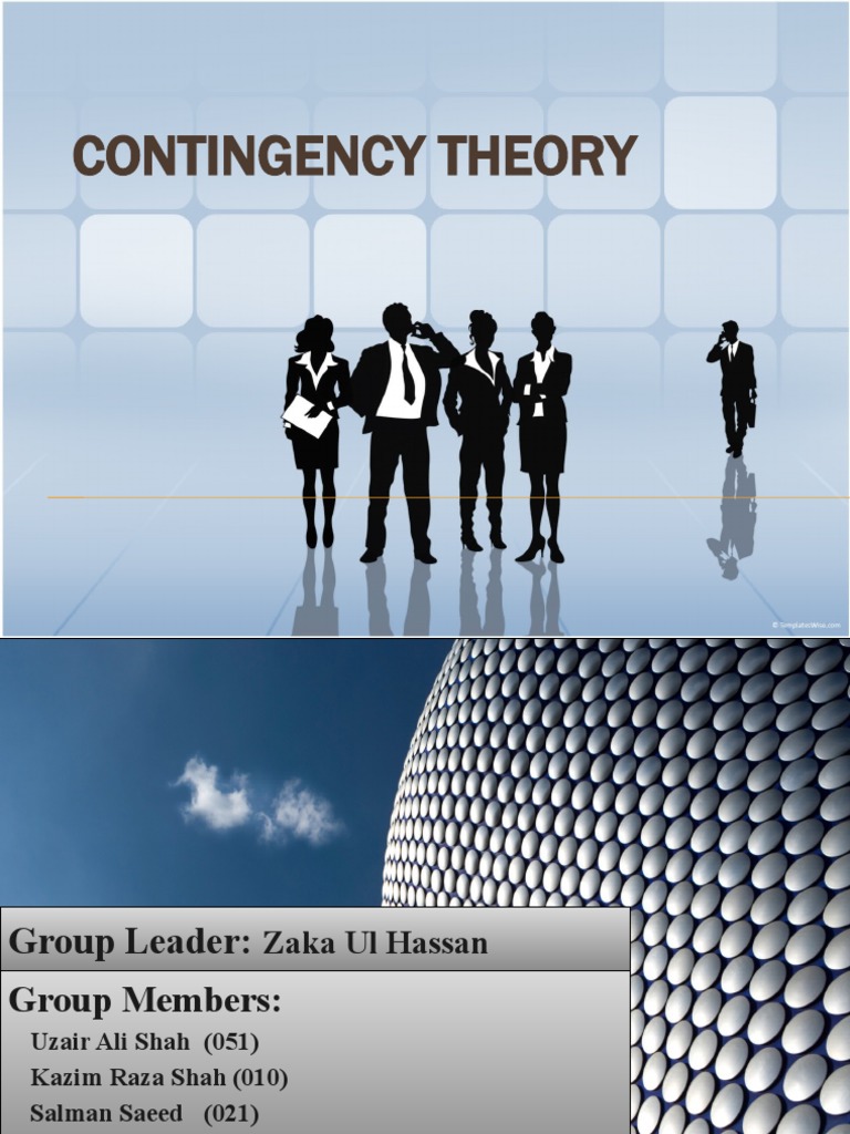 Contingency Theory | PDF | Leadership | Human Nature