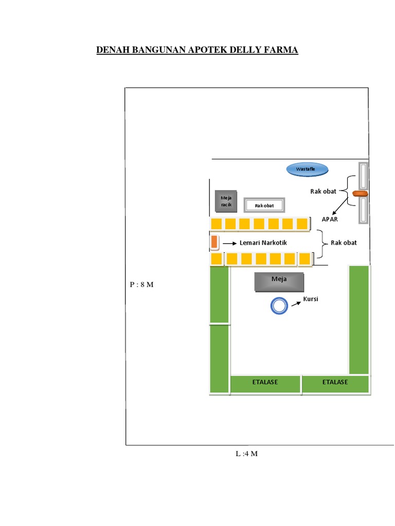 Denah Bangunan Apotek Delly Farma Pdf