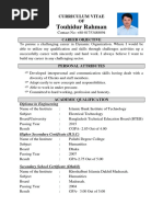 Bangladeshi CV Template | PDF | Bangladesh | Vocational Education