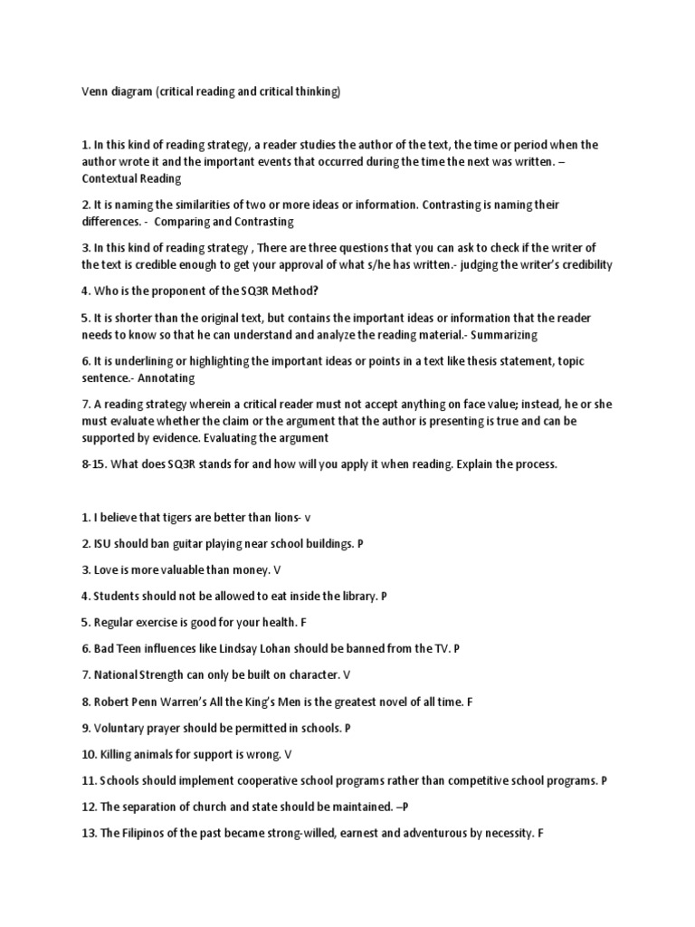 Venn Diagram | PDF | Wellness