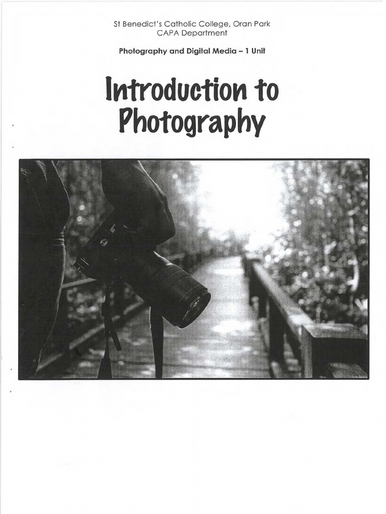 Year 11 Photography Course Overview | PDF | Camera | Digital Camera