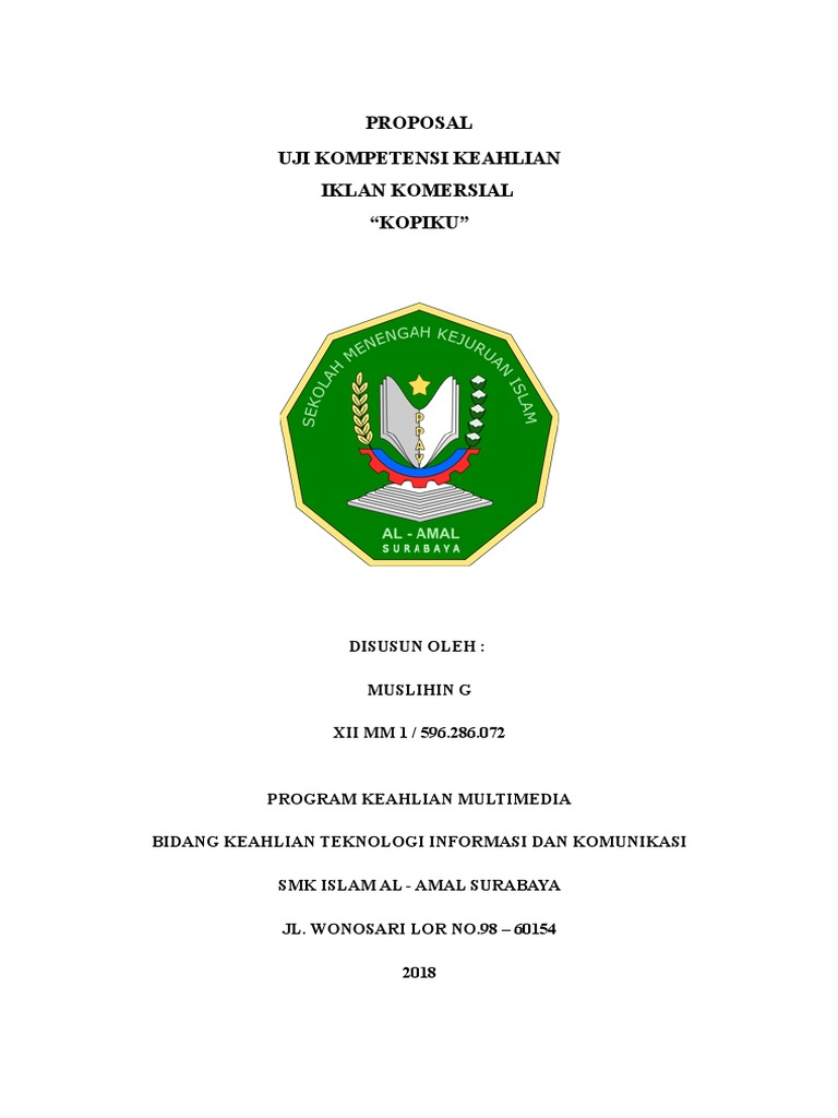 Proposal Ukk Kopiku | PDF