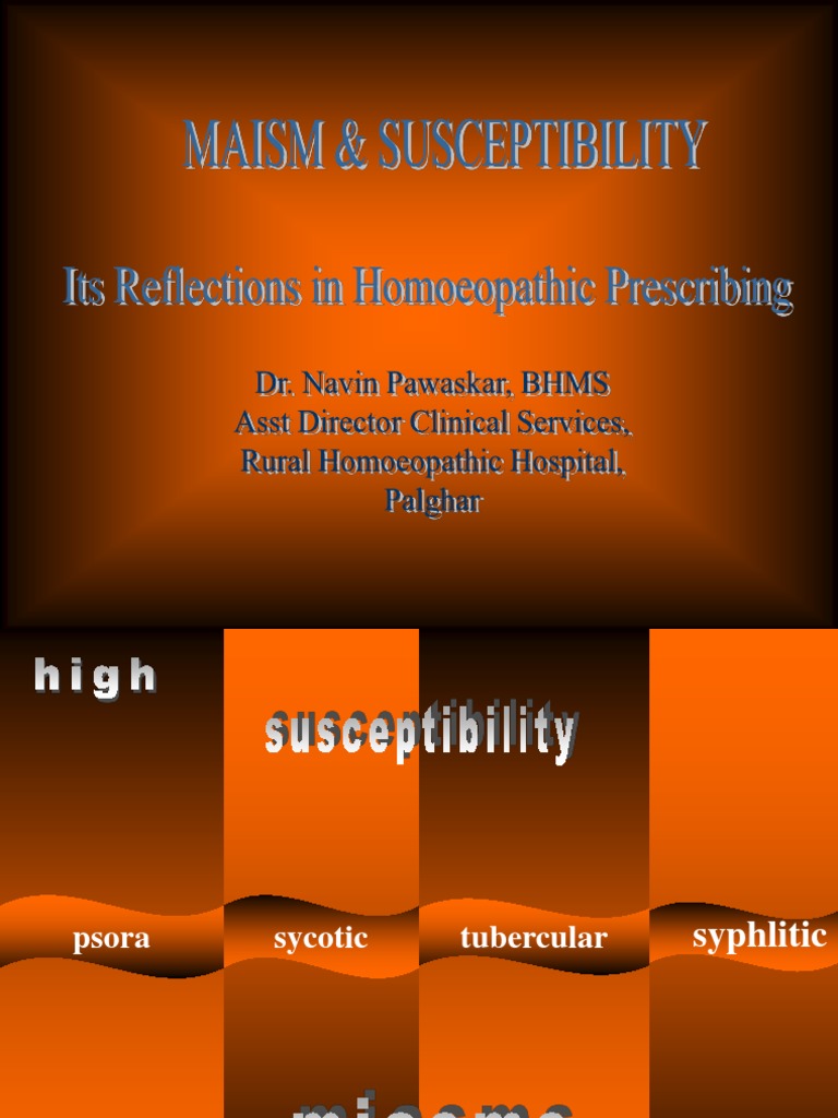 Miasm and Susceptibility 1 | Ischemia | Homeopathy