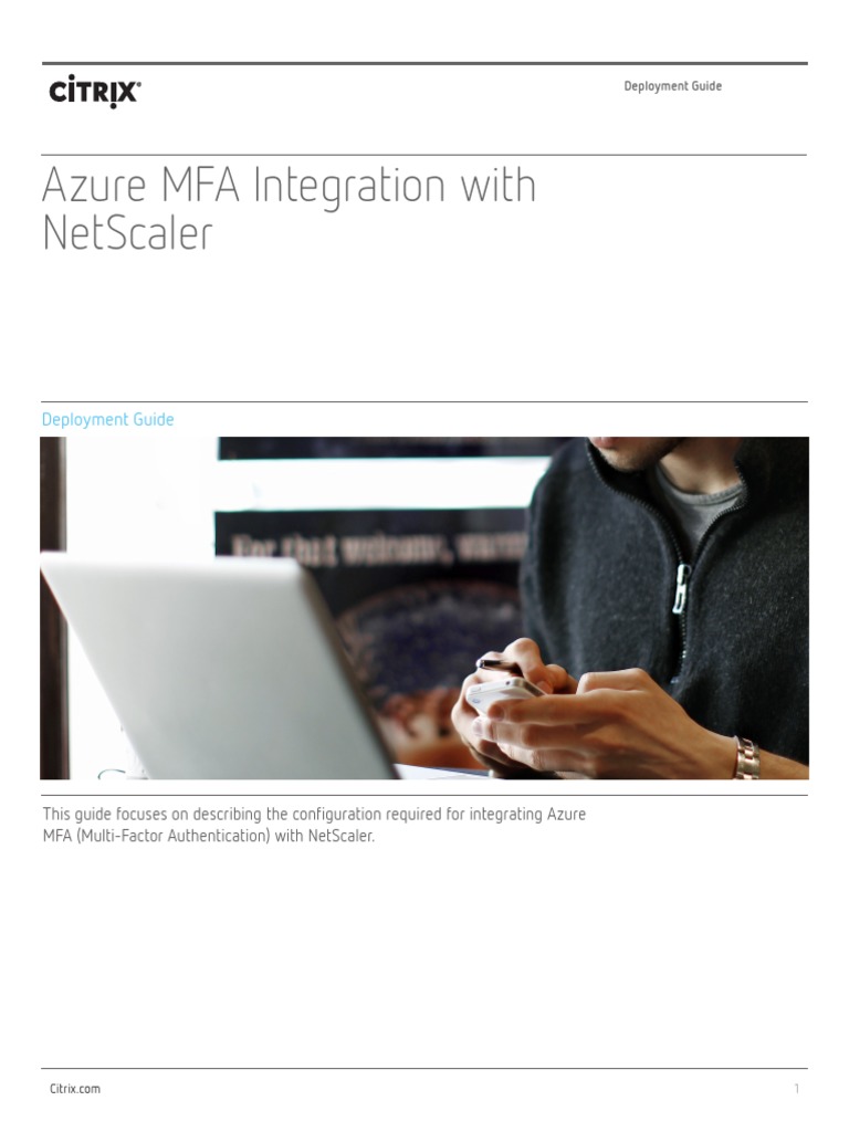 Azure Mfa Integration With Netscaler PDF | PDF | Active Directory ...