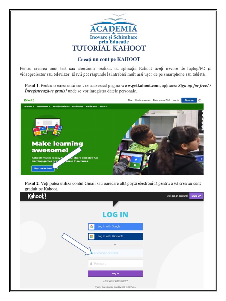 Tutorial Kahoot | PDF