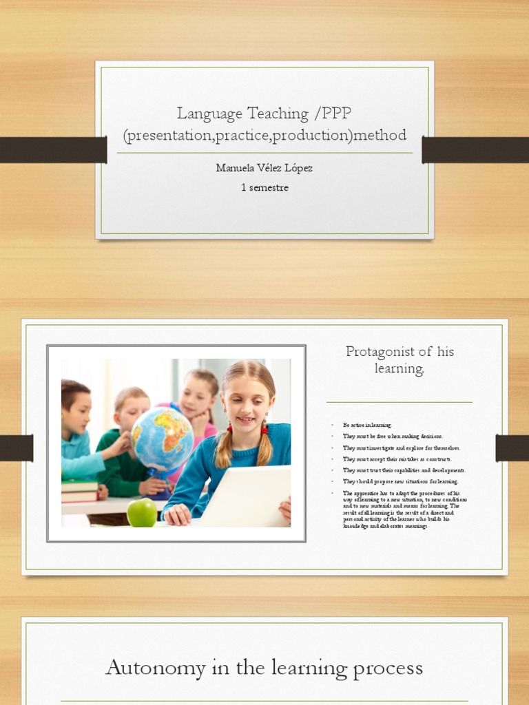 Language Teaching /PPP (Presentation, Practice, Production) Method | PDF