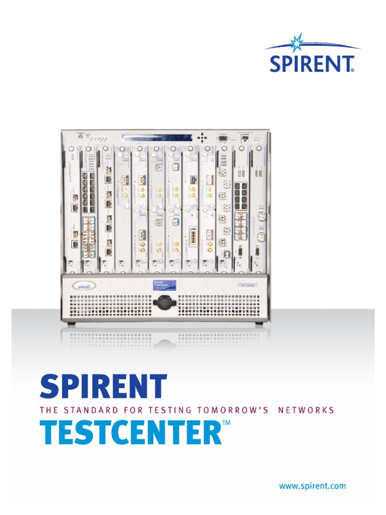 Spirent TestCenter Product Brochure - 03220908 | PDF | Multiprotocol ...