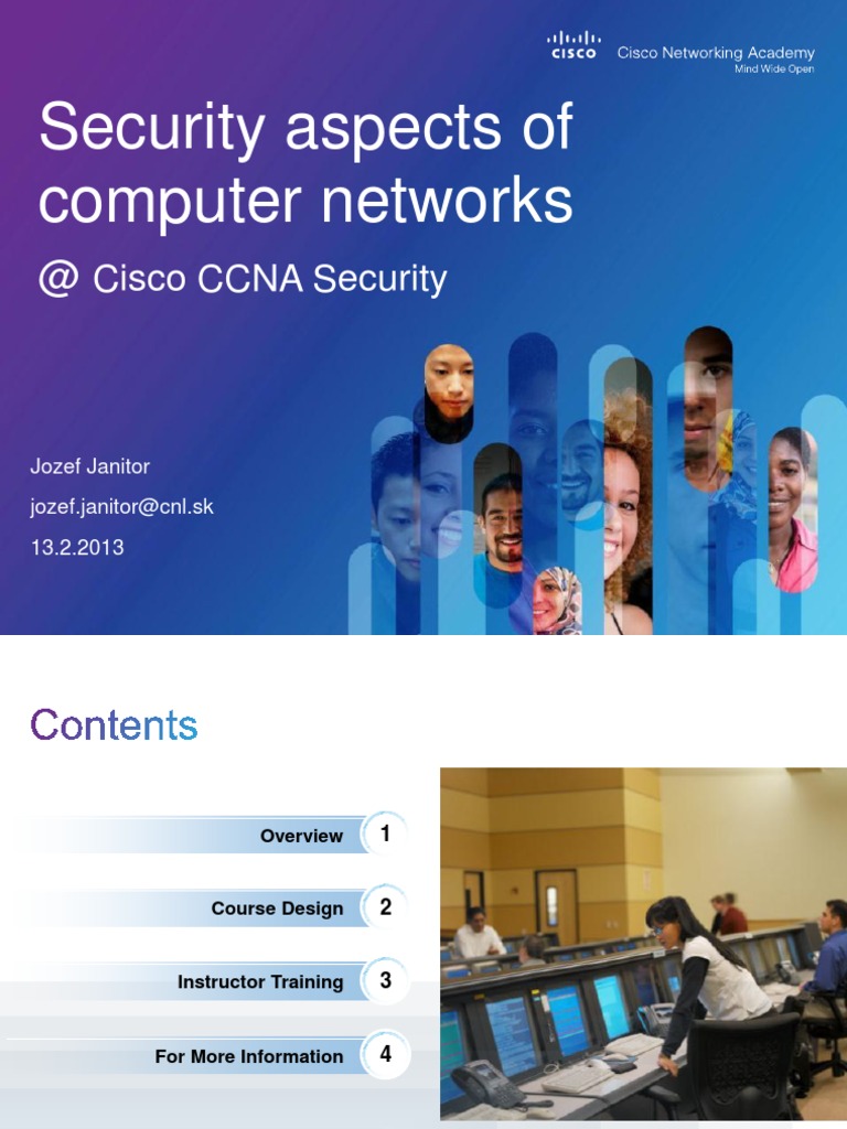 Security Aspects of Computer Networks | PDF | Cisco Certifications ...
