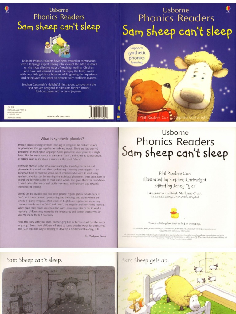 Sam Sheep Can T Sleep Usborne Phonics Books PDF | PDF