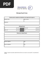 Missed Time Punch Form | PDF