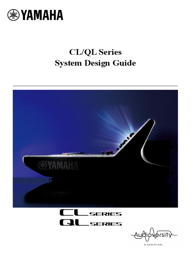 Yamaha CL/QL System Design Guide | PDF | Network Topology | Ip Address