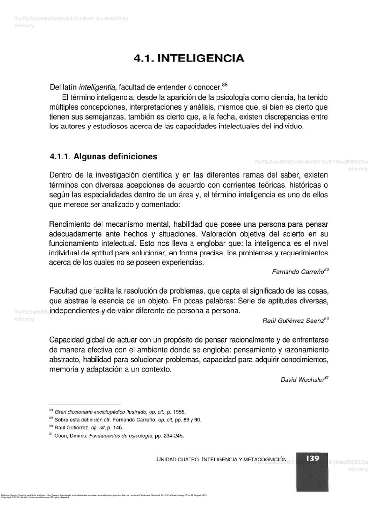 Ejercitando Tus Habilidades Mentales Manual Te Rico PR Ctico | PDF