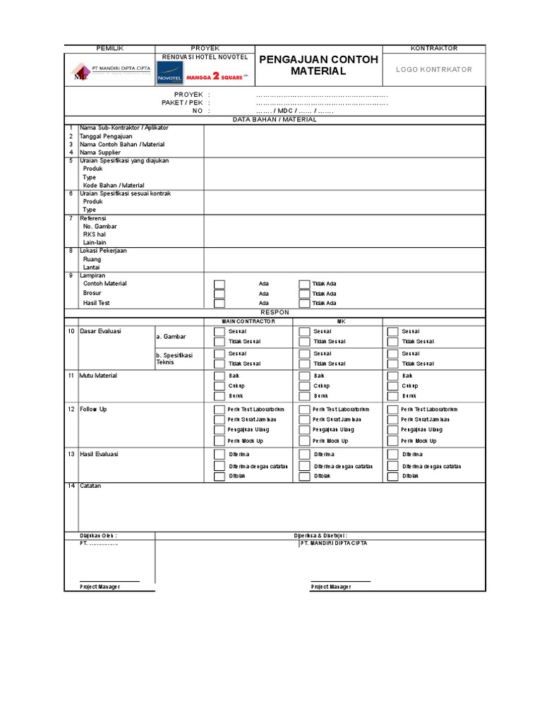 Form Approval Material | PDF
