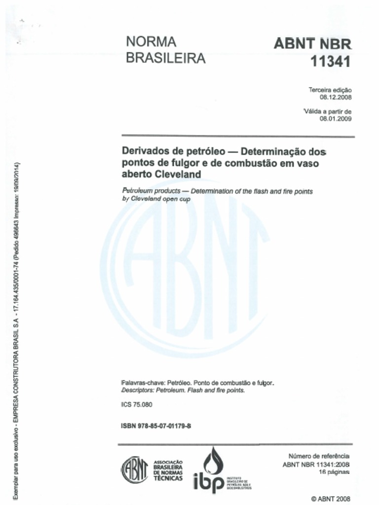 NBR 11341 PDF | PDF
