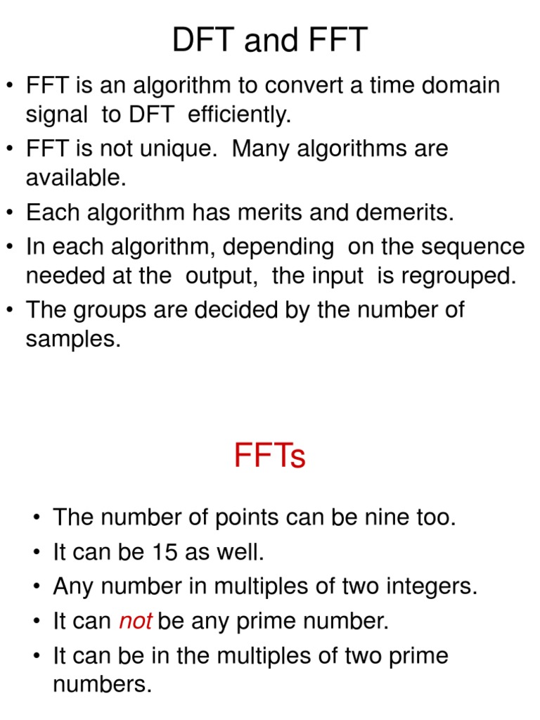 Comparing DIT and DIF FFT Algorithms | PDF | Fast Fourier Transform ...