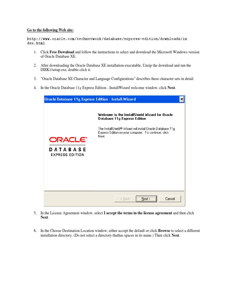 Oracle Installation Steps | PDF | Command Line Interface | Databases