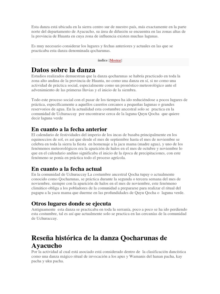 Qocha Runas | PDF | Imperio Inca | Rituales