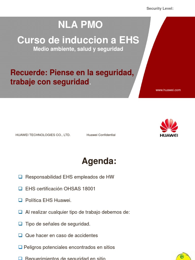 Inducción a EHS en Huawei | PDF | Naturaleza