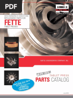 Fette Compression Machine-Pocketguide | PDF | Tablet (Pharmacy ...