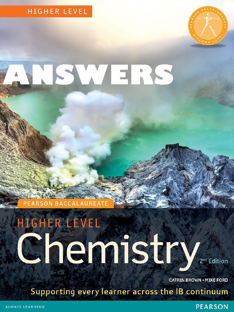 IB Chemistry HL - ANSWERS - Pearson - Second Edition PDF | PDF ...