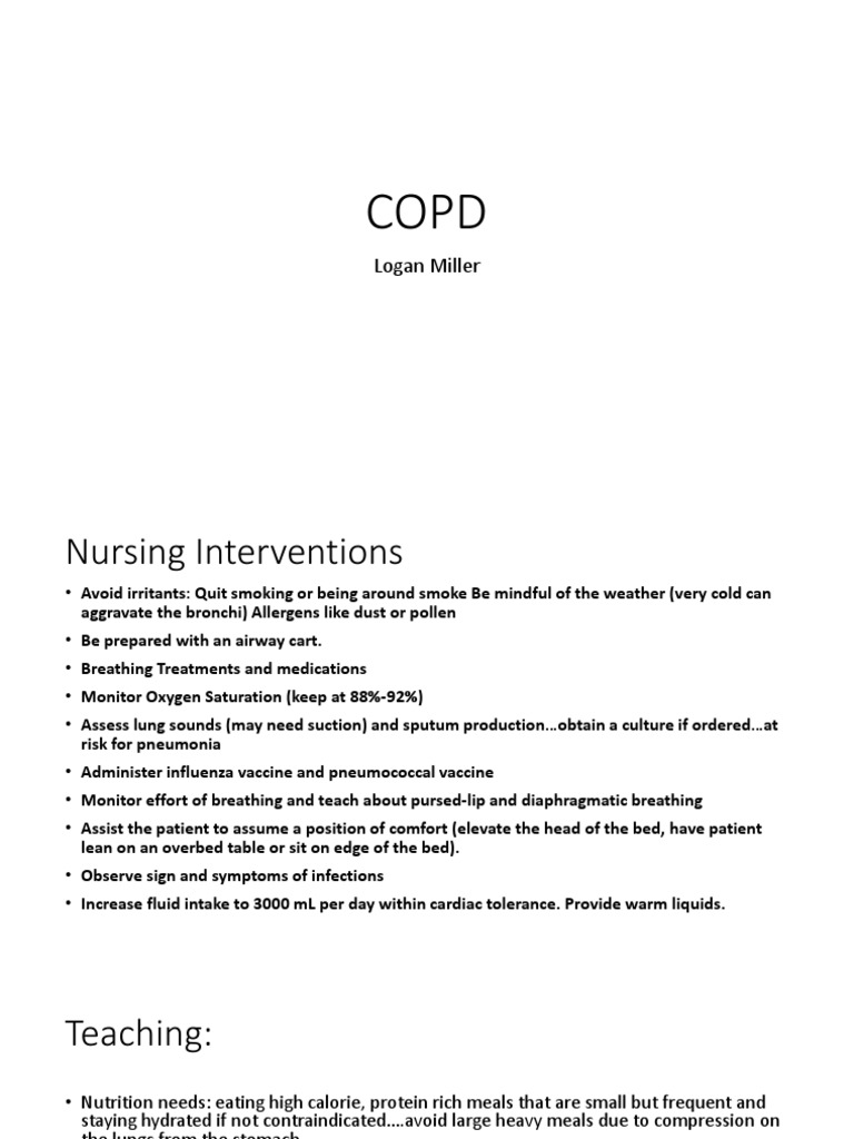 Copd | PDF | Chronic Obstructive Pulmonary Disease | Breathing