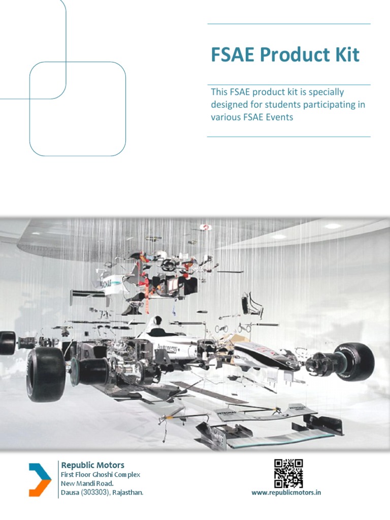 FSAE Product Kit: This FSAE Product Kit Is Specially Designed For ...