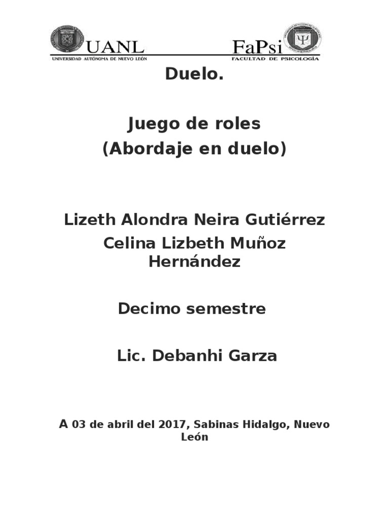 Juego de Roles | PDF