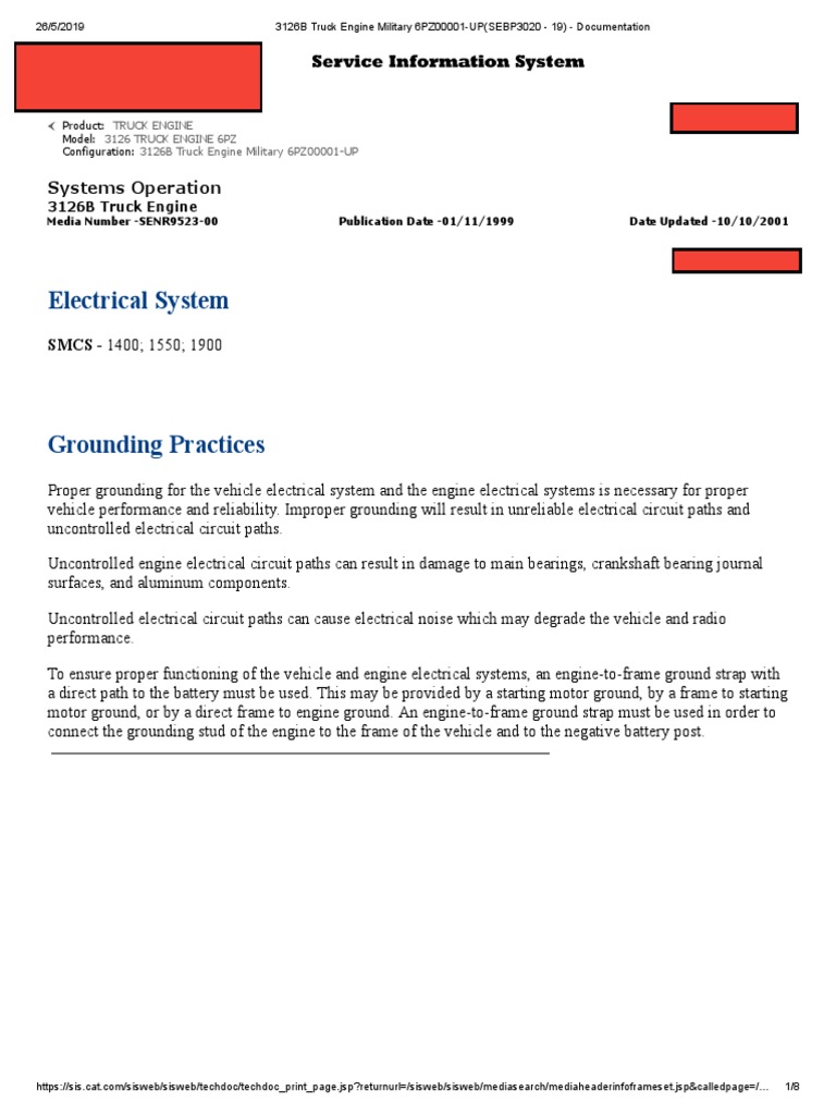 Electrical System 3126 | PDF | Rectifier | Direct Current