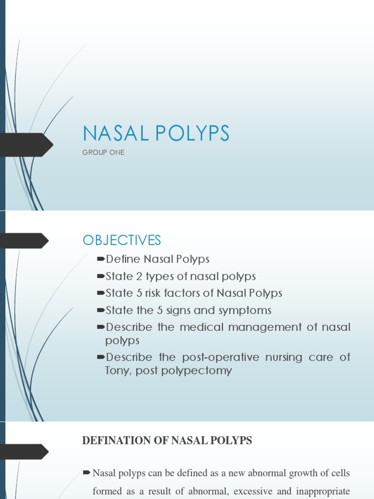 Nasal Polyps | PDF | Human Nose | Breathing