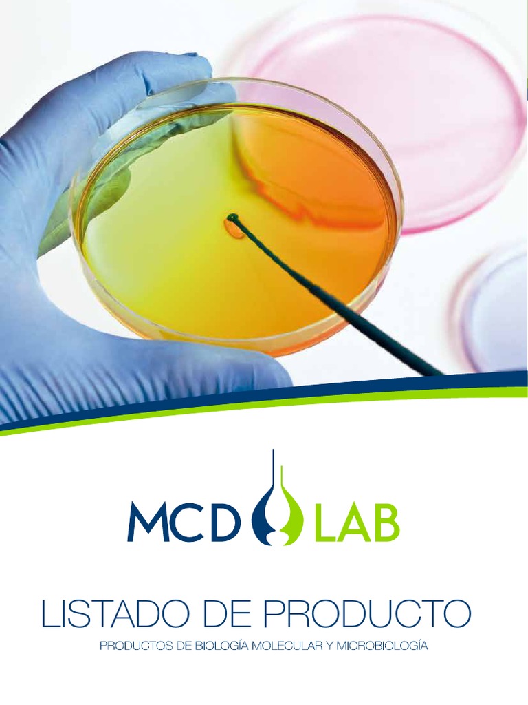 Catalogo Medios de Cultivo MCD Lab | PDF | Microbiología | Organismos