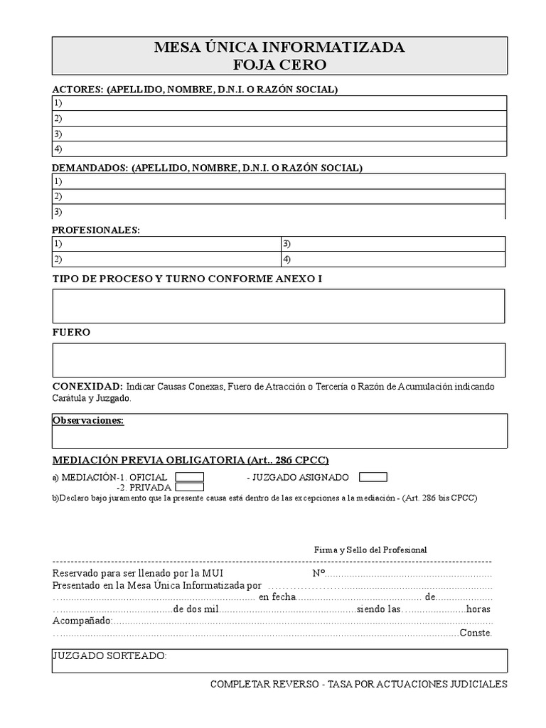 Formulario Judicial y Tasas | PDF | Jurisdicción | Justicia