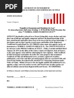 RULE220Affidavit Filledout | PDF | Affidavit | Birth Certificate