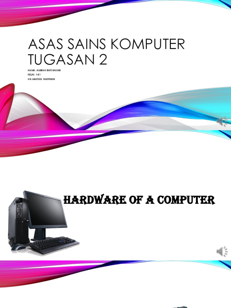 Tugasan 2 Asas Sains Komputer | PDF | Random Access Memory | Computer Data Storage
