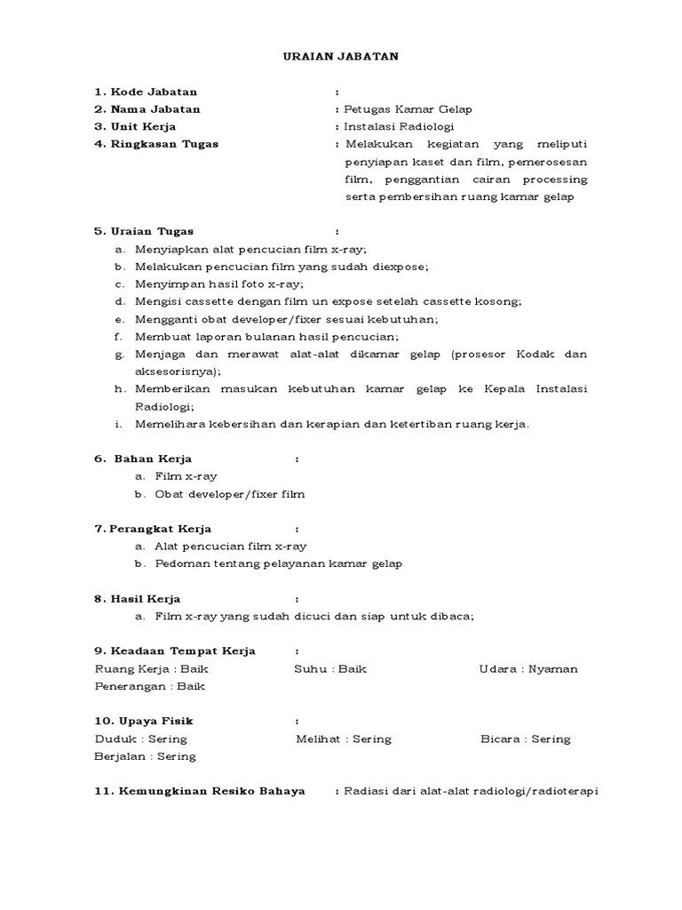 Petugas Kamar Gelap Fix | PDF