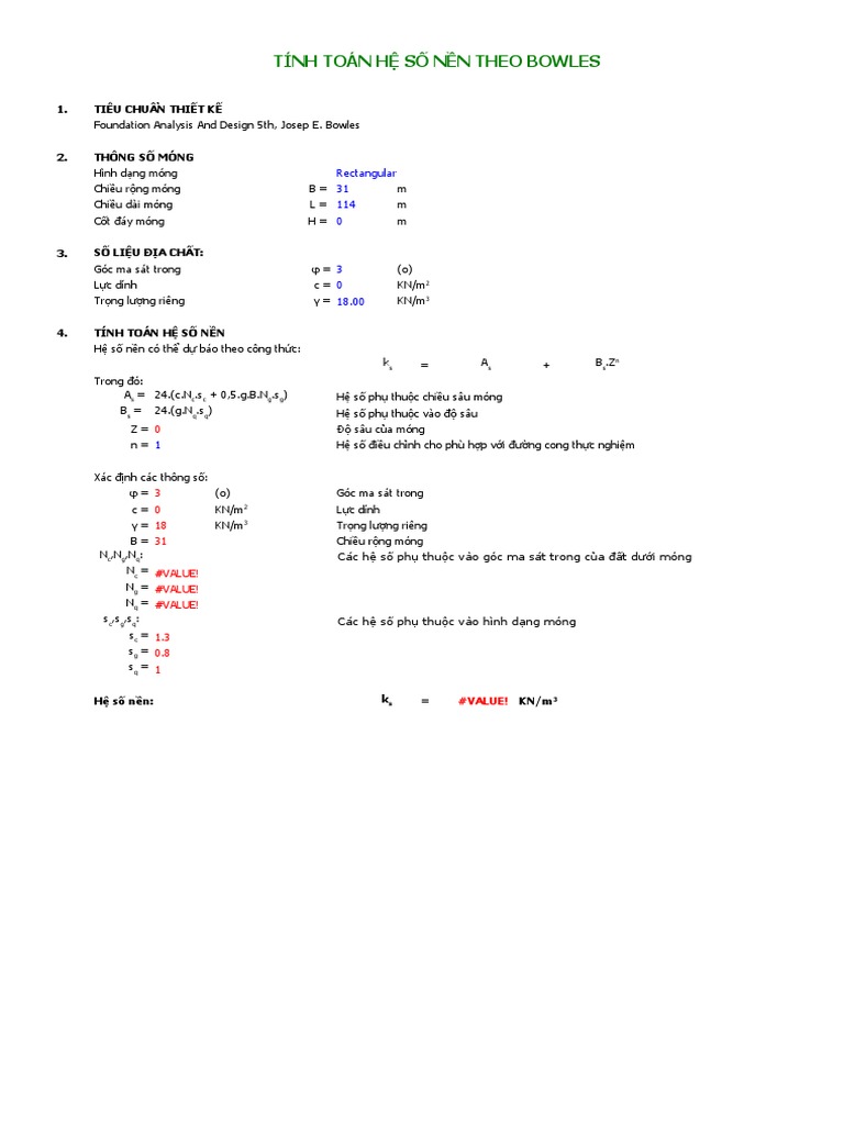 Modulus of Subgrade Reaction | PDF