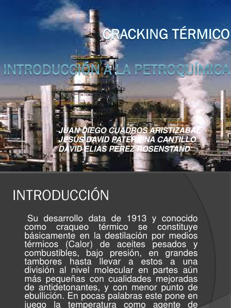 Cracking Térmico | PDF | Destilación | Química