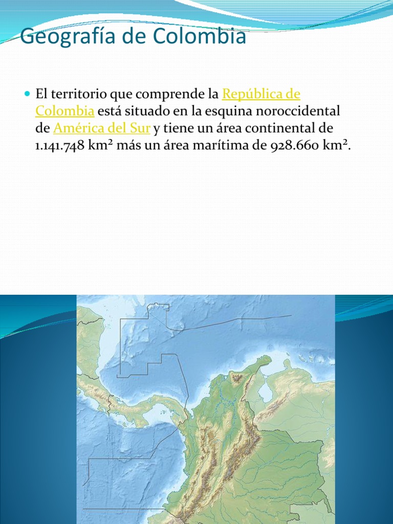 Geografía de Colombia | PDF